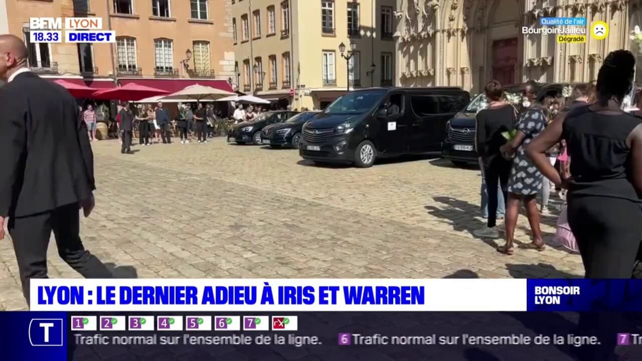 Lyon: le dernier hommage à Iris et Warren