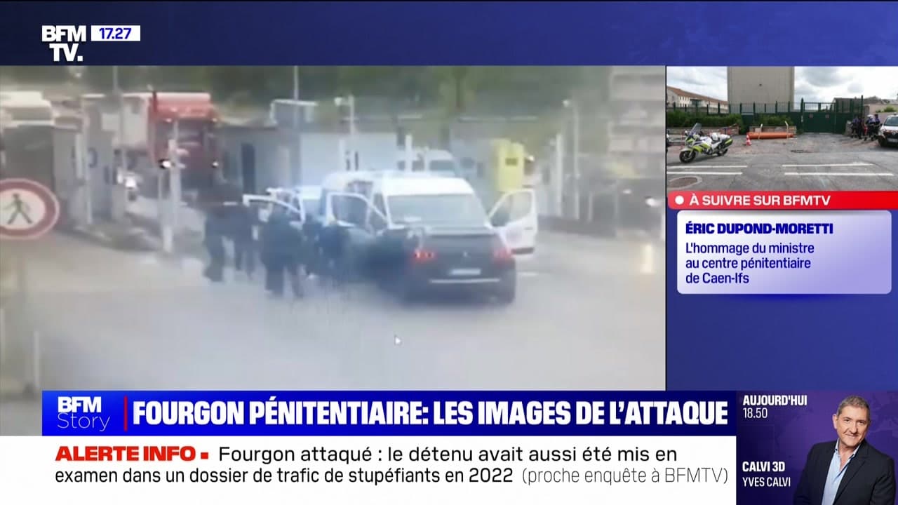 Story 1 Les Images Chocs De Lattaque Dun Fourgon Pénitentiaire Dans