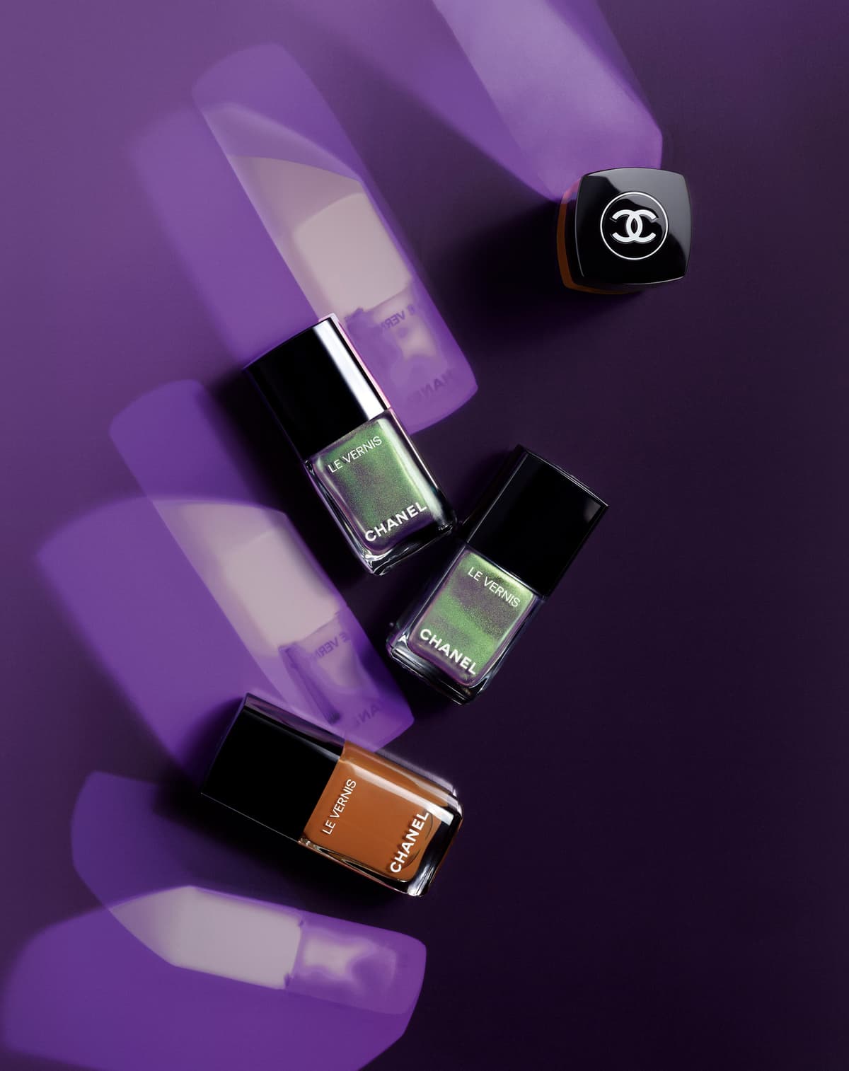 Du vert au violet, Chanel dévoile sa nouvelle collection de maquillage ...