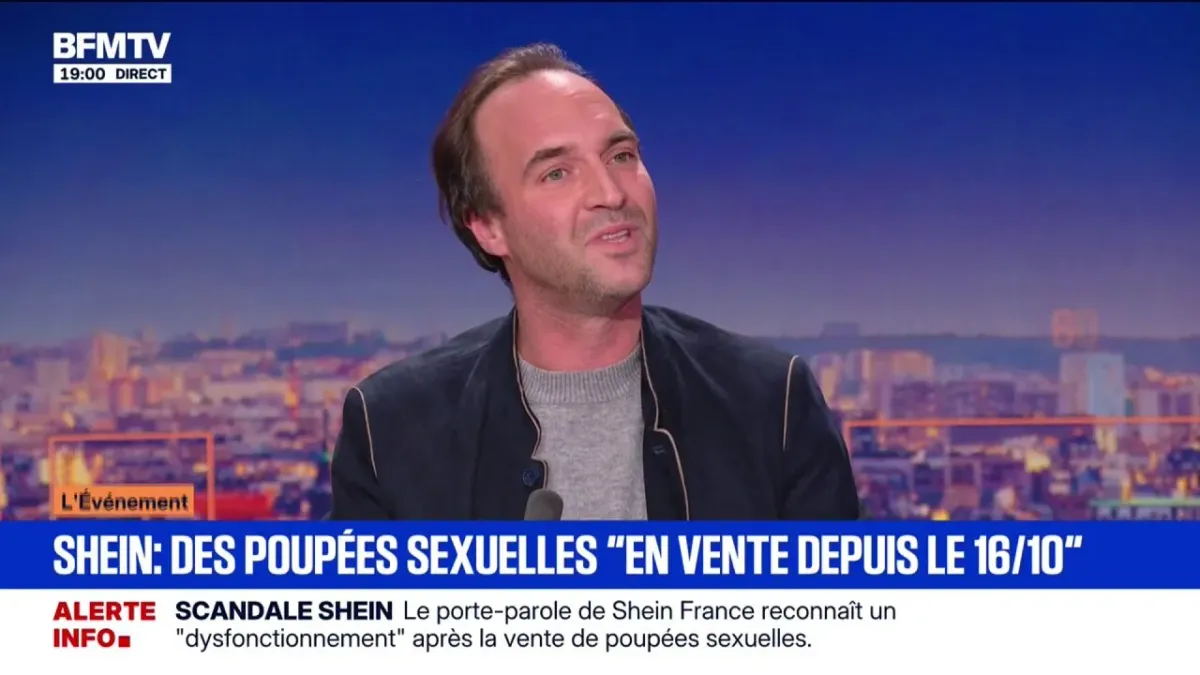 Poupées sexuelles sur Shein: Quentin Ruffat, porte-parole de Shein France, affirme que les ...