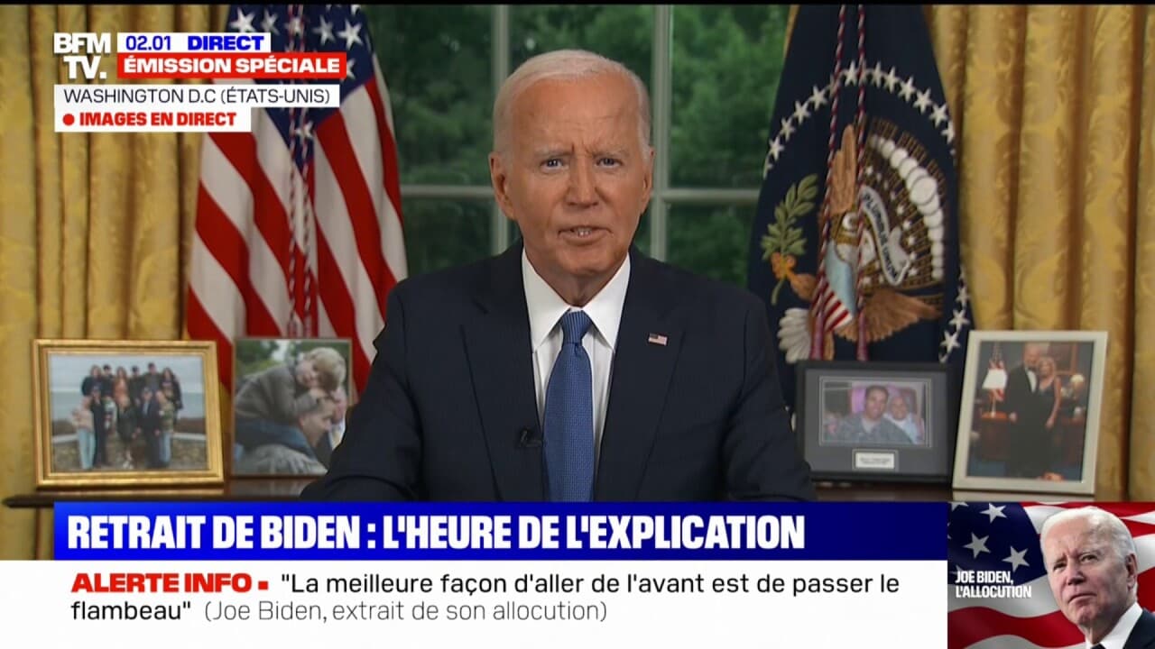 Joe Biden aux Américains: "Ça a été un honneur dans ma vie de vous ...