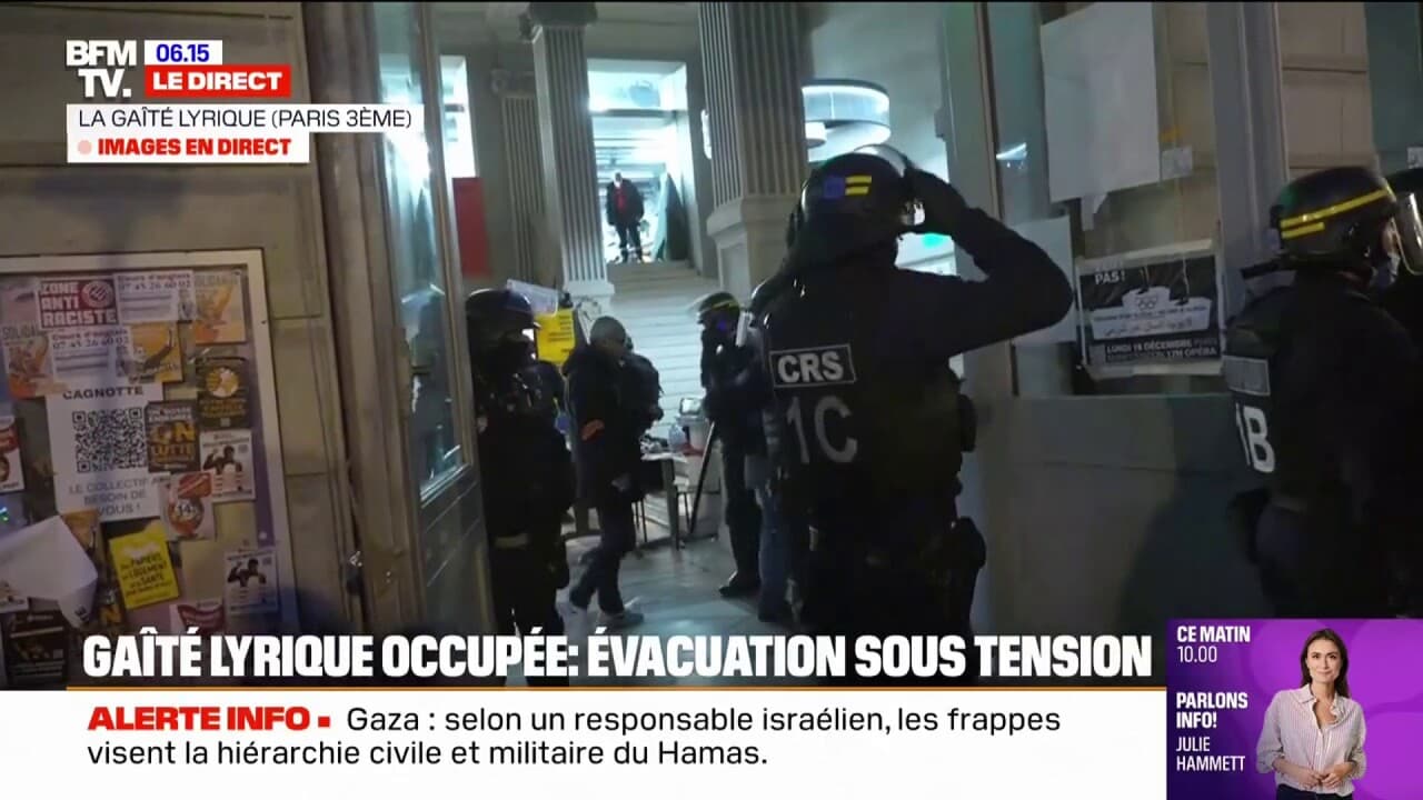 Évacuation de la Gaîté Lyrique: les forces de l'ordre sont entrées dans ...