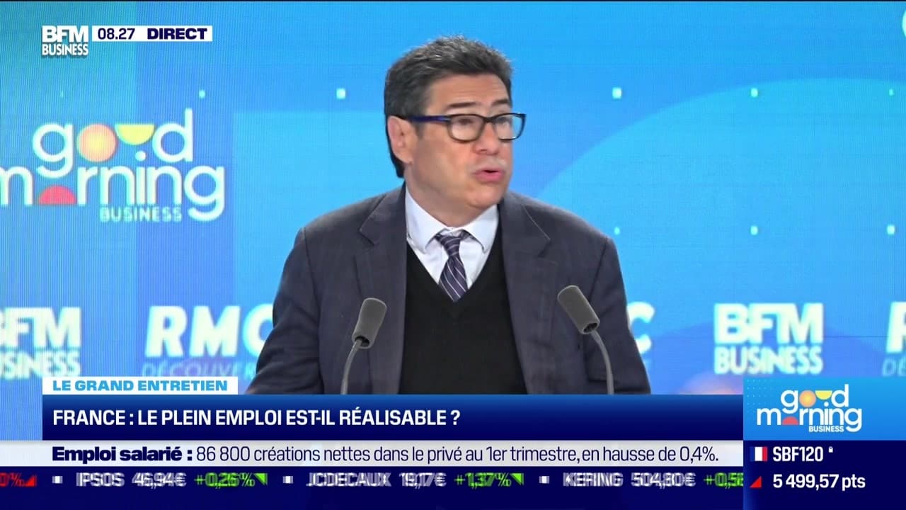 Philippe Aghion (Économiste) : France, le plein emploi est-il ...