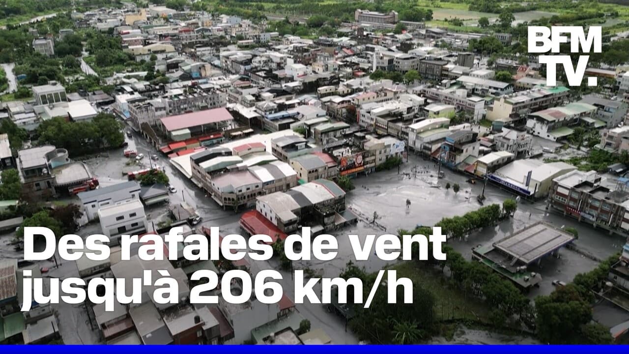 Les images impressionnantes du passage du super-typhon Ragasa dans le ...
