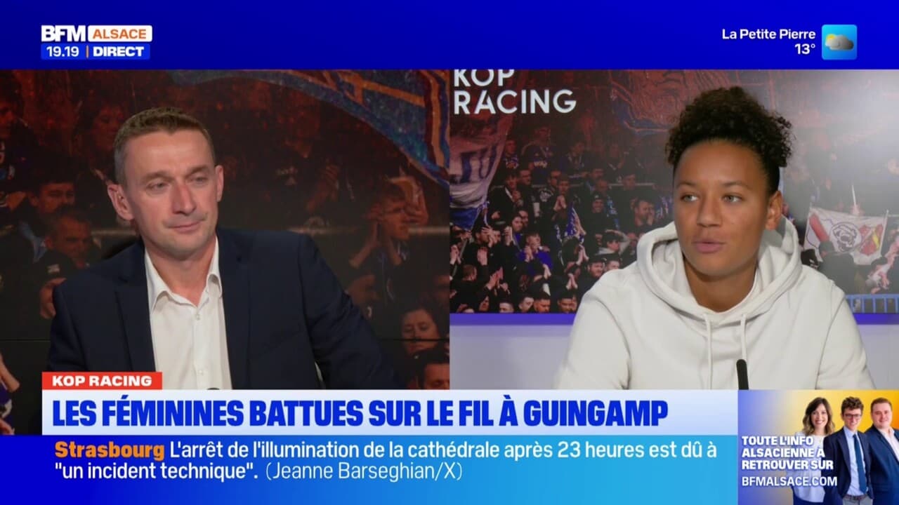 Racing: les féminines battues sur le fil face à Guingamp