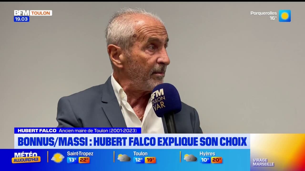 Hubert Falco explique son soutien à M. Bonnus: "je ne veux pas laisser ...