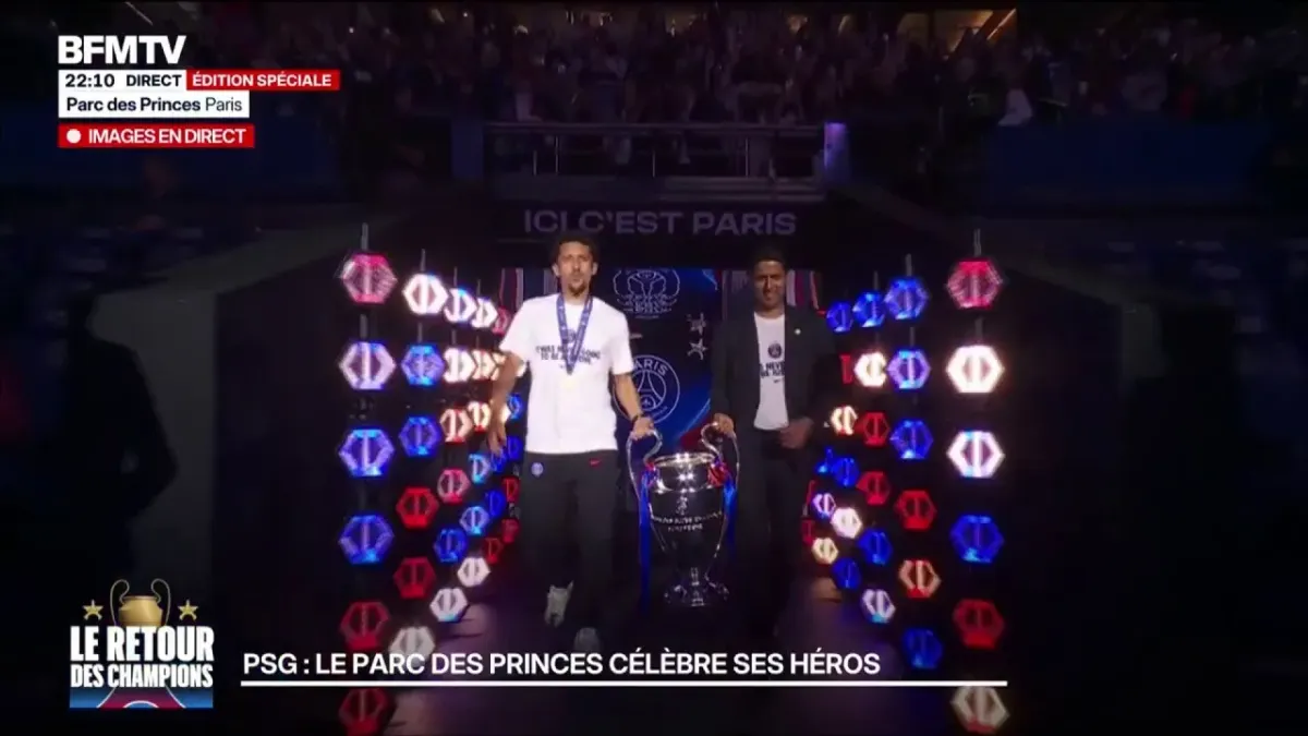 PSG: le président du club, Nasser al-Khelaïfi et le capitaine ...