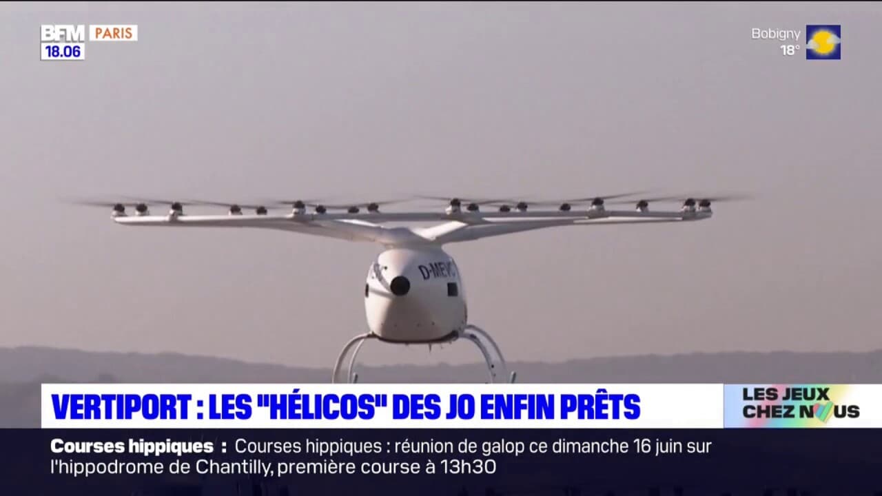 Taxis volant: le ministre des transports confirme l'expérimentation pendant les JO 2024