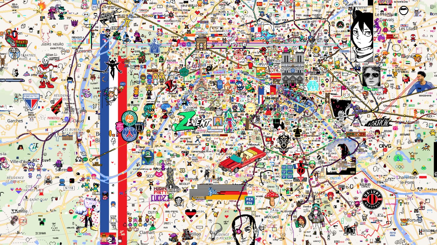 La "Pixel War" est de retour et cette fois les internautes s'affrontent ...