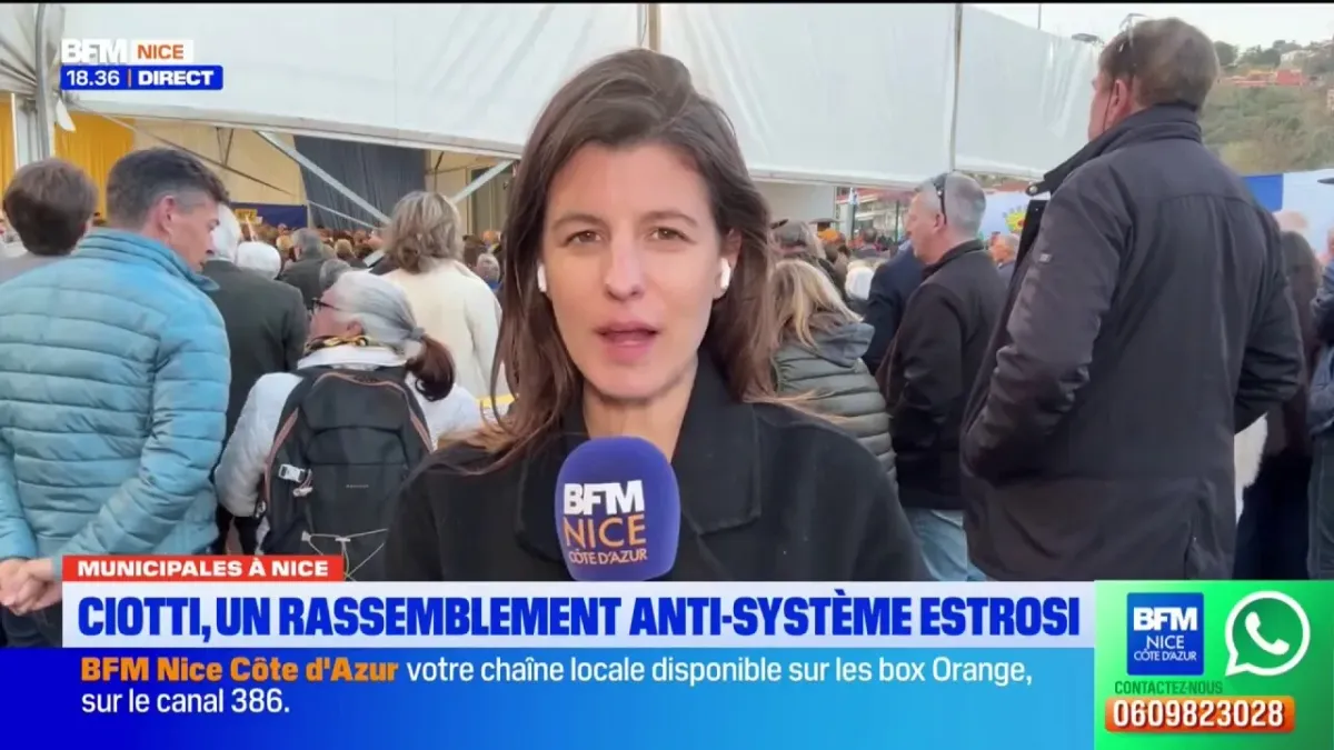 Municipales à Nice : Eric Ciotti, un rassemblement anti-système Estrosi