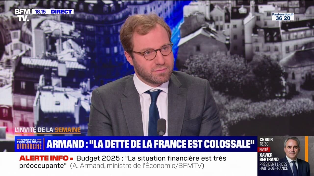 Antoine Armand, ministre de l'Économie: "Les factures d'électricité ...