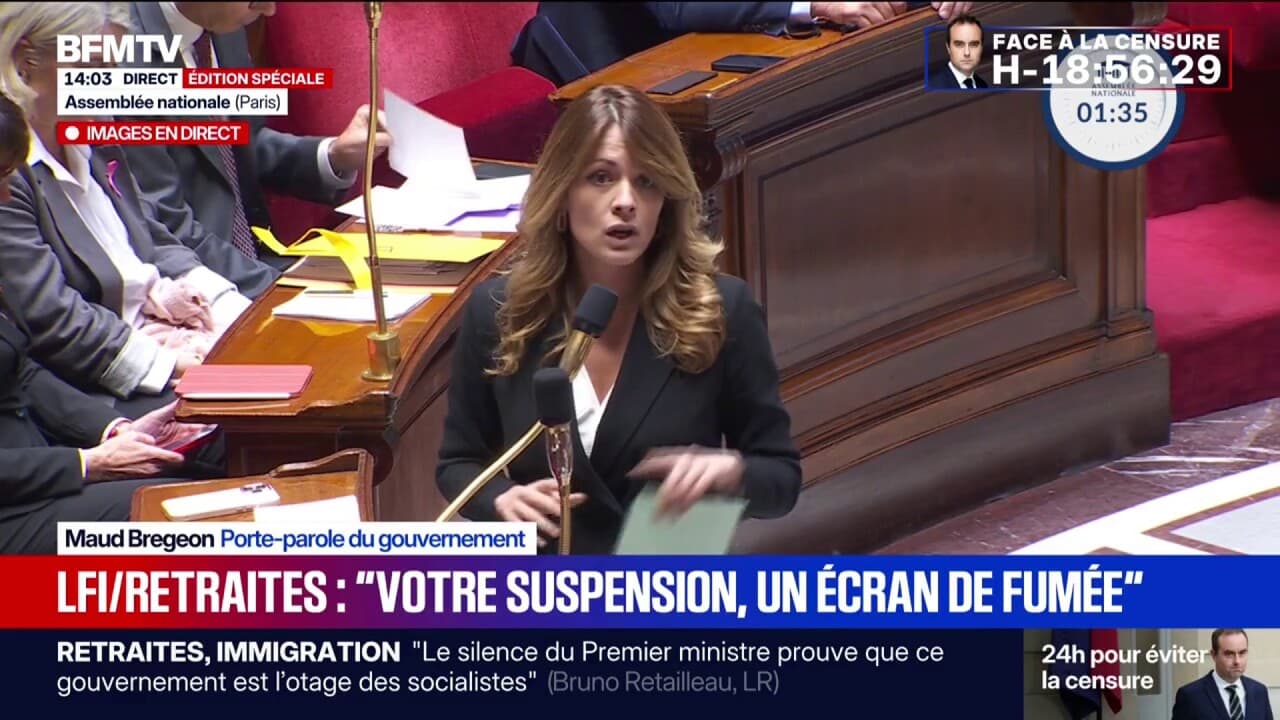 "Nous, on propose le débat; vous, vous proposez le désordre": Maud ...