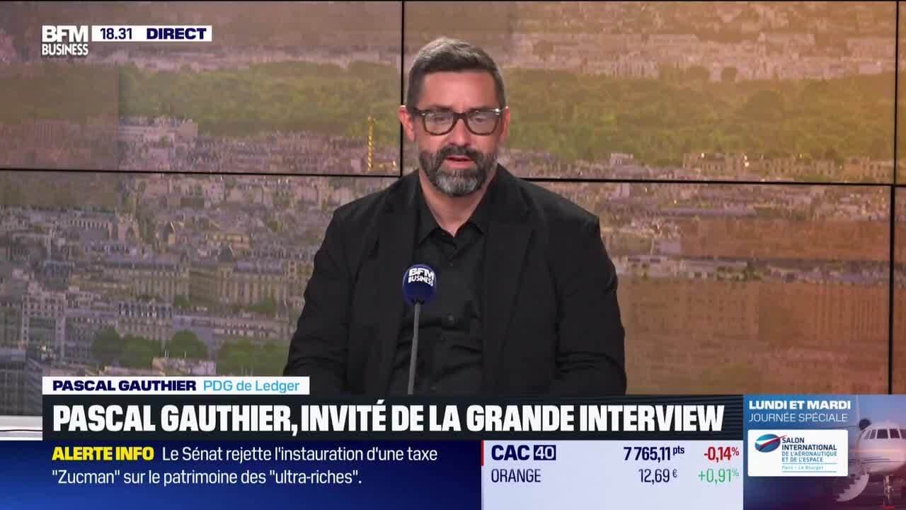 Pascal Gauthier, PDG de Ledger est l'invité de la grande interview