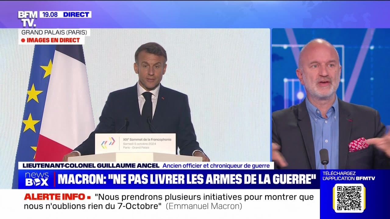 Macron : "Ne pas livrer les armes de la guerre" - 05/10