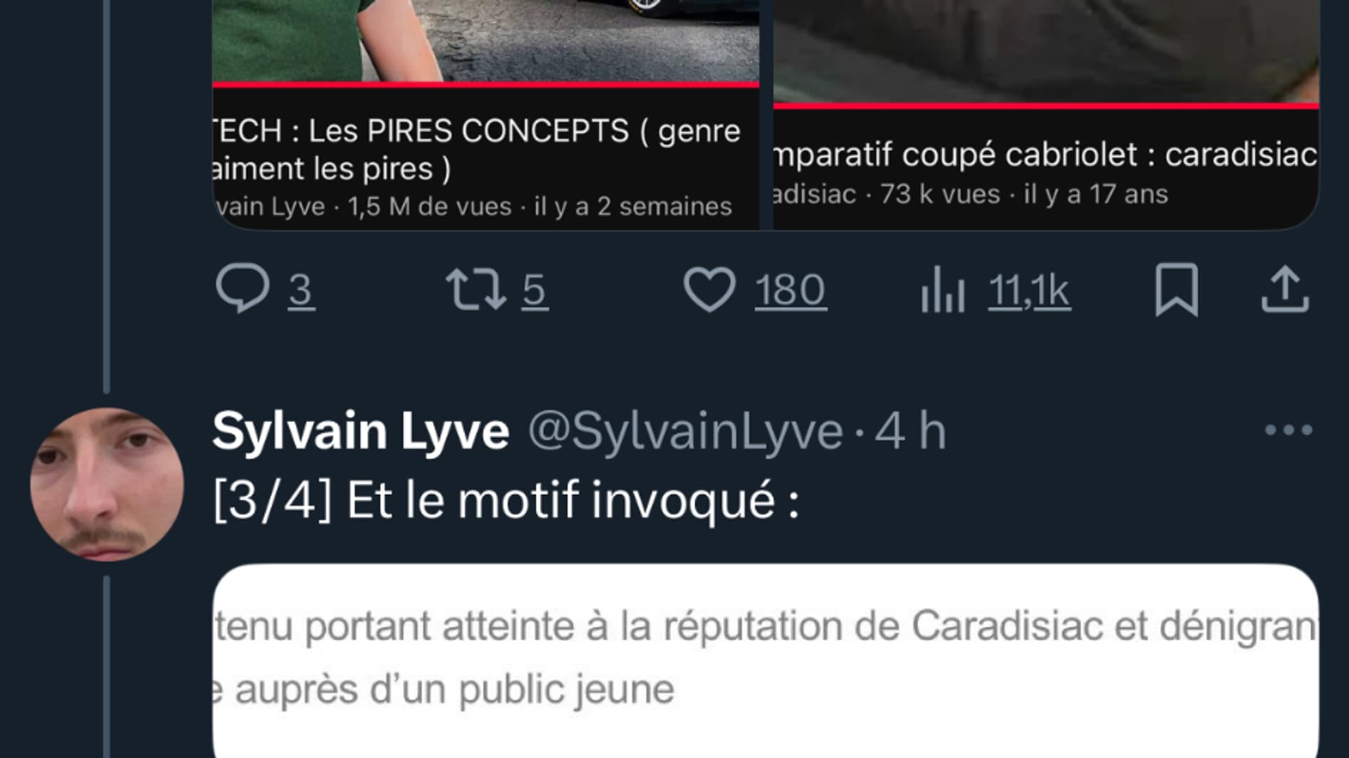 Vilebrequin: Pourquoi Caradisiac réclame le retrait d'une vidéo de Sylvain Levy