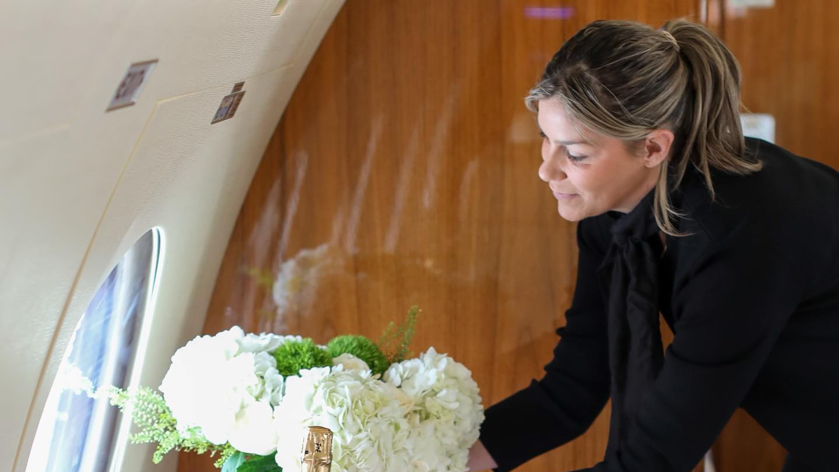 Détails ultra-luxe et personnalisation: embarquement à bord d'un jet privé avec la société Flexjet