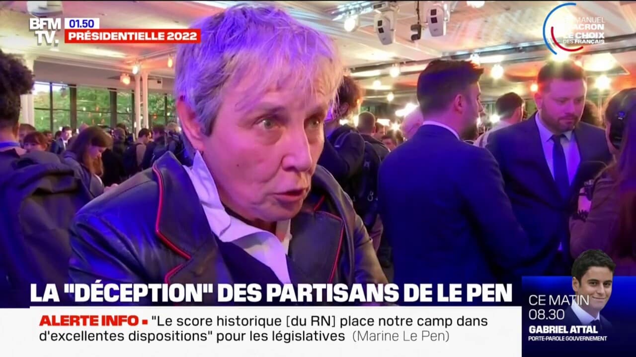 La déception des militants RN après la défaite de Marine Le Pen
