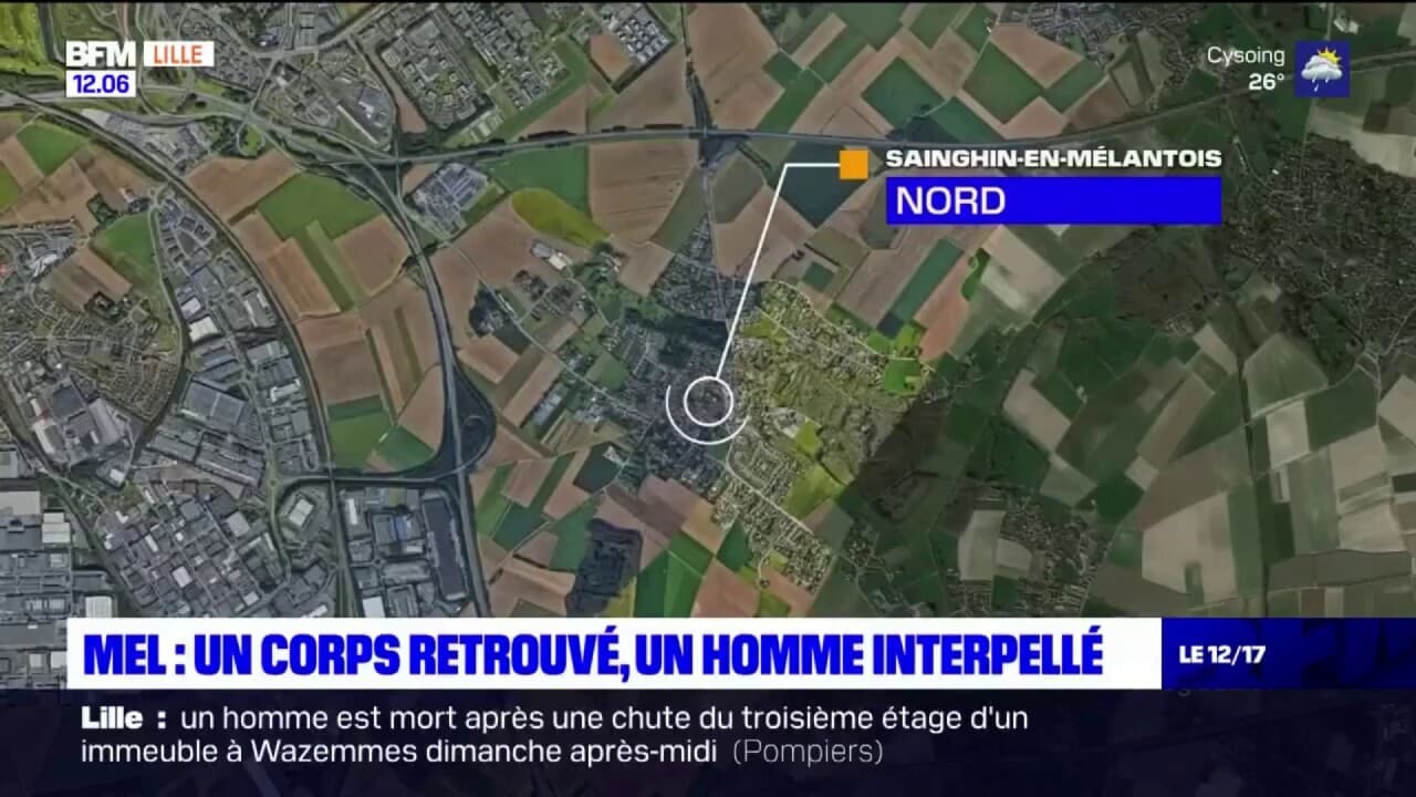 Nord: le corps d'un jeune homme retrouvé dans un fossé à Sainghin-en-Mélantois