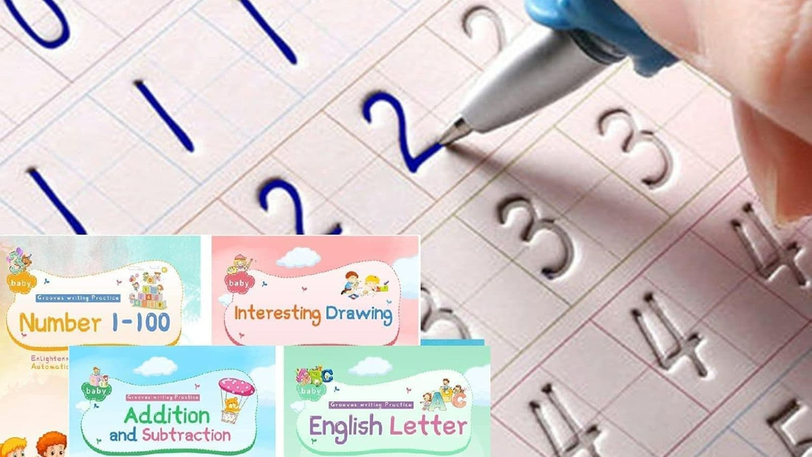 Retrouvez ces cahiers d'exercices de calligraphie pour enfant à moins ...