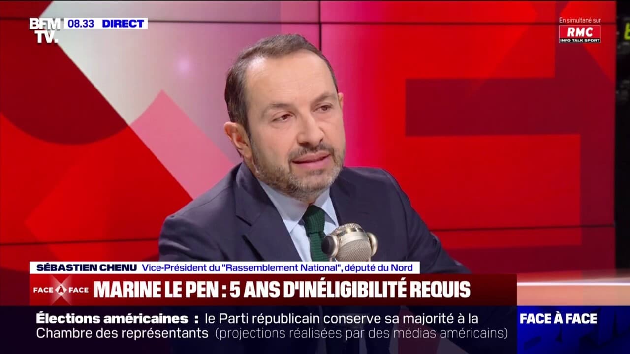 Procès du RN: Sébastien Chenu dénonce des réquisitions "outrancières ...