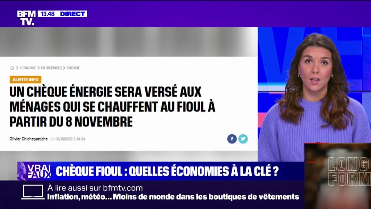 LE ZOOM ÉCOGESTE - Comment fonctionne le chèque fioul?