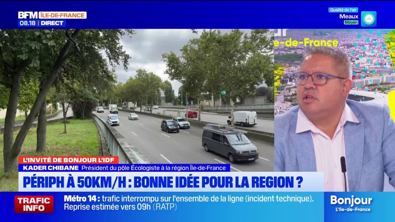 Kader Chibane, président du pôle Écologiste à la région Ile-de-France ...