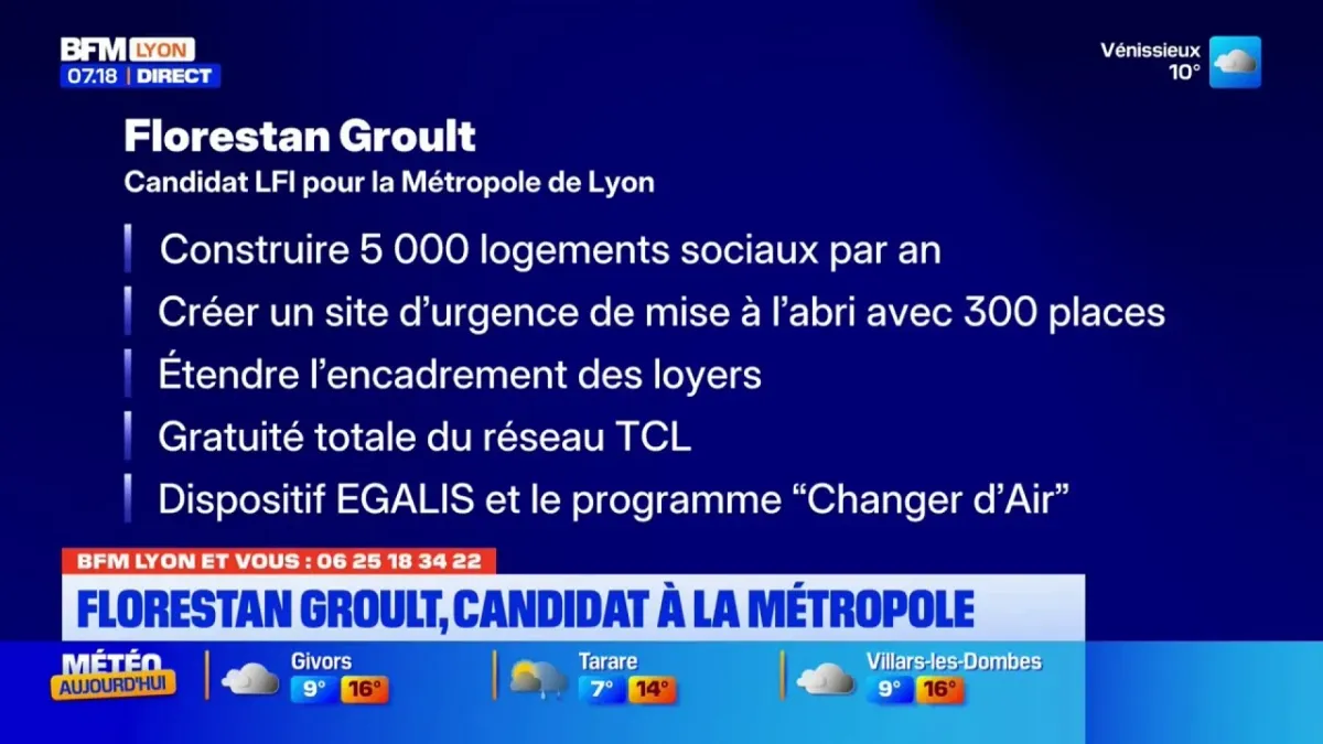 BFM Lyon et Vous: les programmes de Florestan Groult, Tiffany Joncour ...