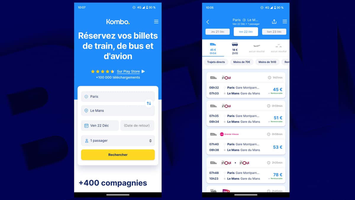 SNCF Connect: trois applications alternatives pour réserver son billet ...
