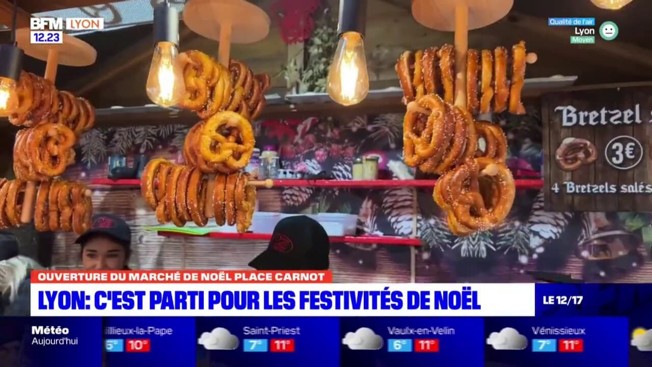 Lyon: du monde sur la place Carnot pour le premier jour, les stands de ...