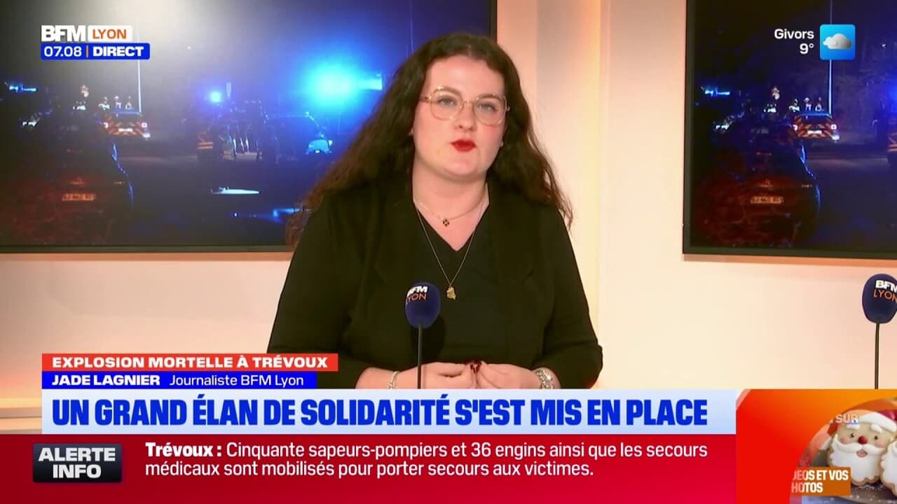 Explosion à Trévoux : un grand élan de solidarité s'est mis en place ...