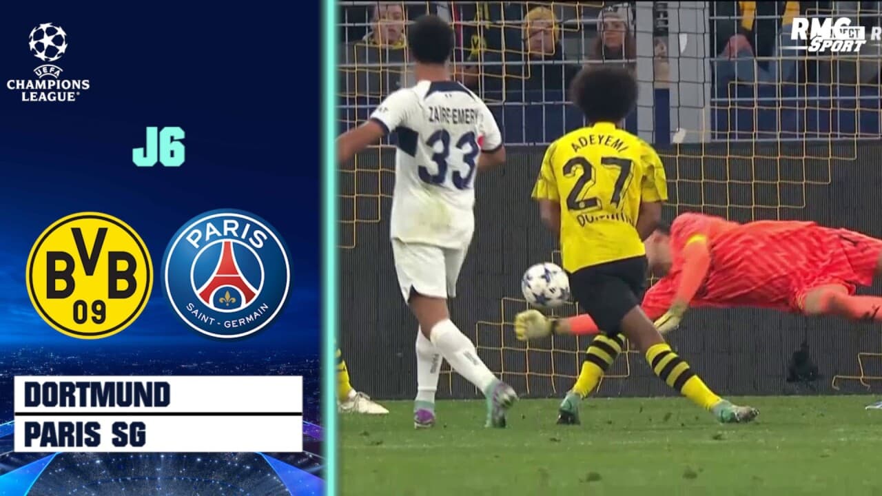 Dortmund - PSG : exceptionnel Zaïre-Emery qui remet les Parisiens sur ...