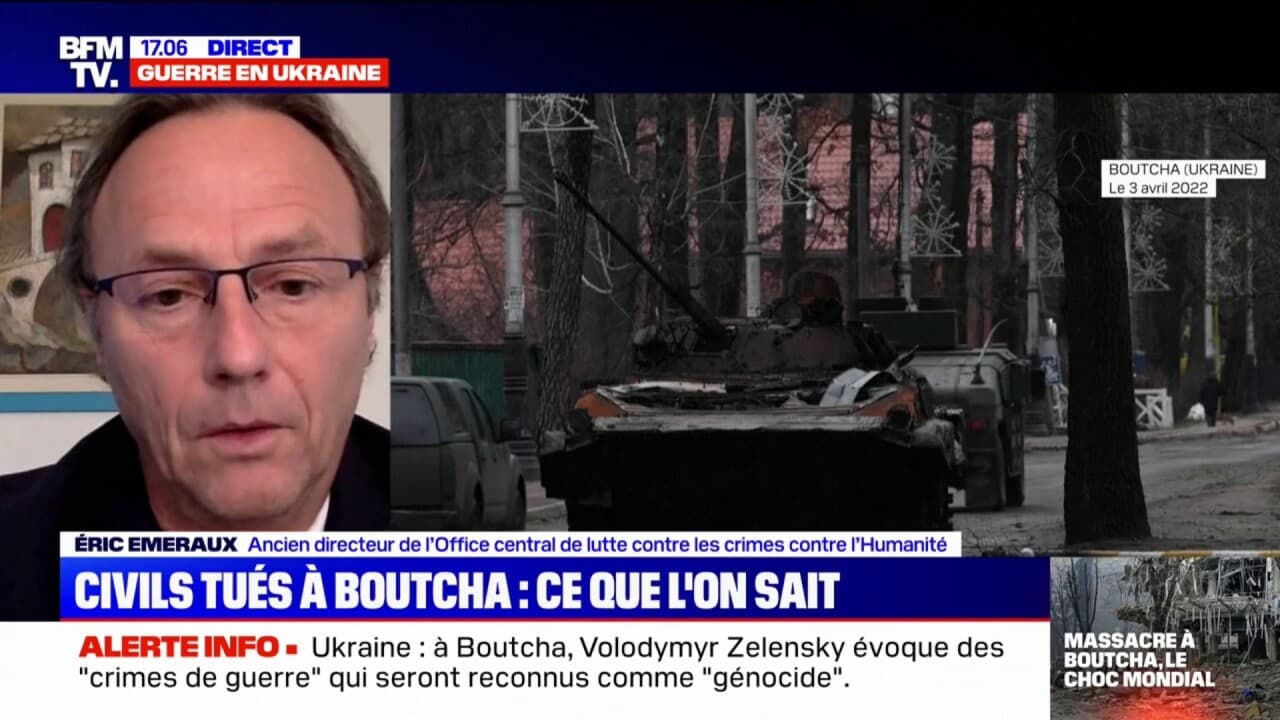 Éric Emeraux à propos de Boutcha: "Ce n'est pas une scène de combat, c ...