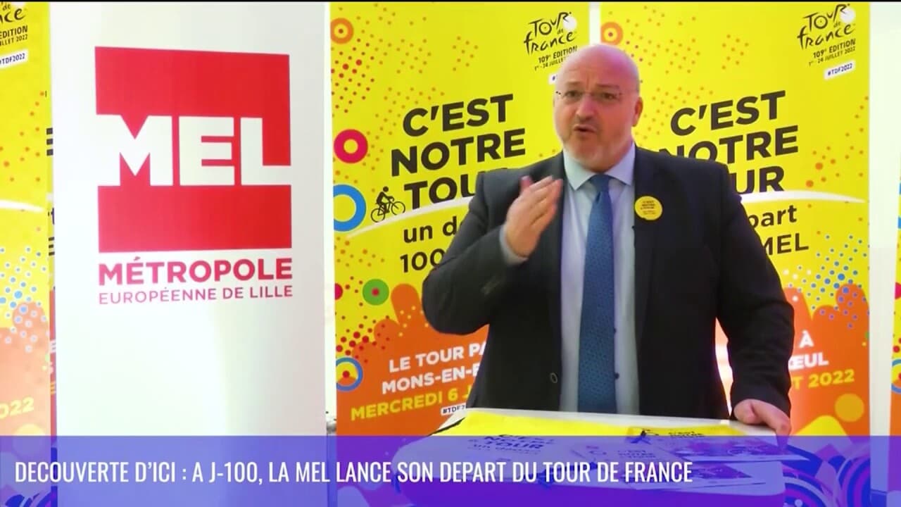 Découverte d'ici : A J-100, la MEL lance son départ du Tour de France
