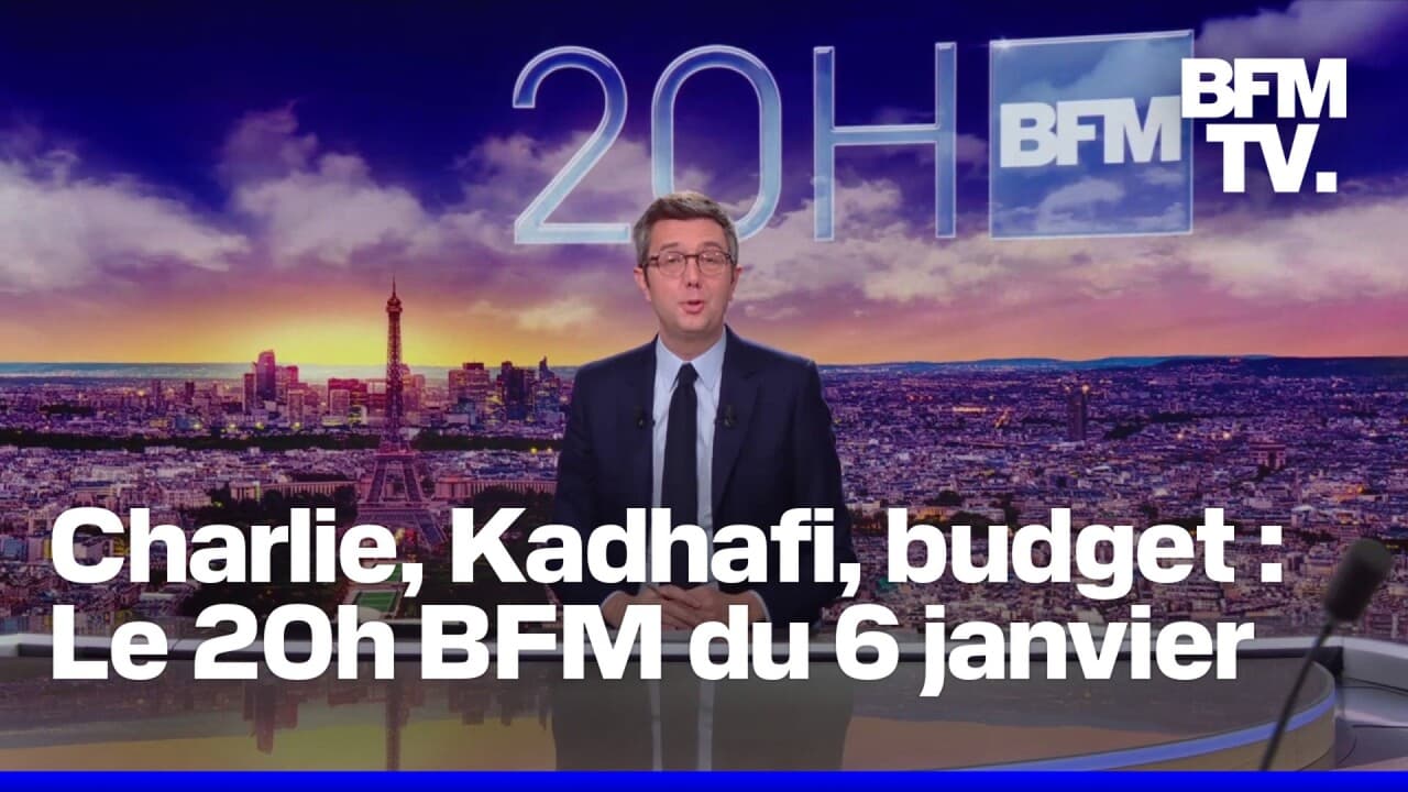 Procès Kadhafi, colère des agriculteurs, Charlie Hebdo… Le 20h BFM du 6 janvier 2025