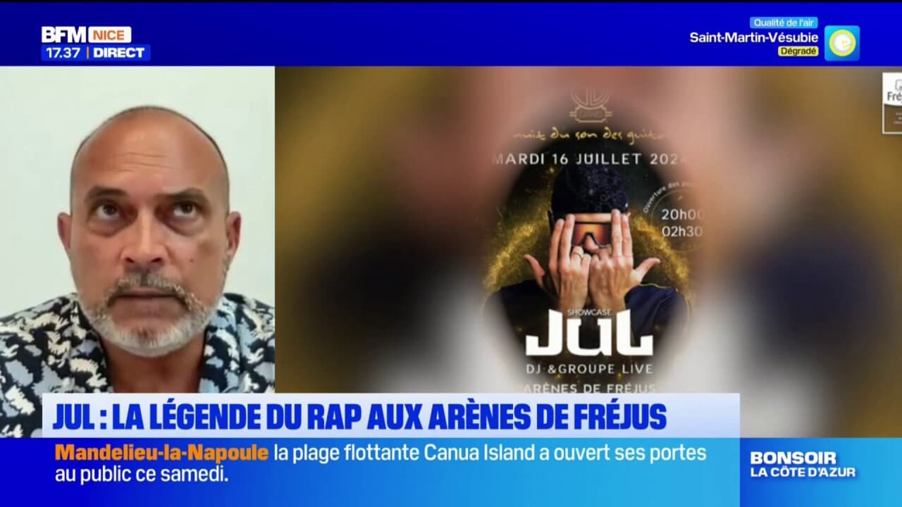 Fréjus: Jul se produira aux arènes pour la Nuit du Son des Guitares