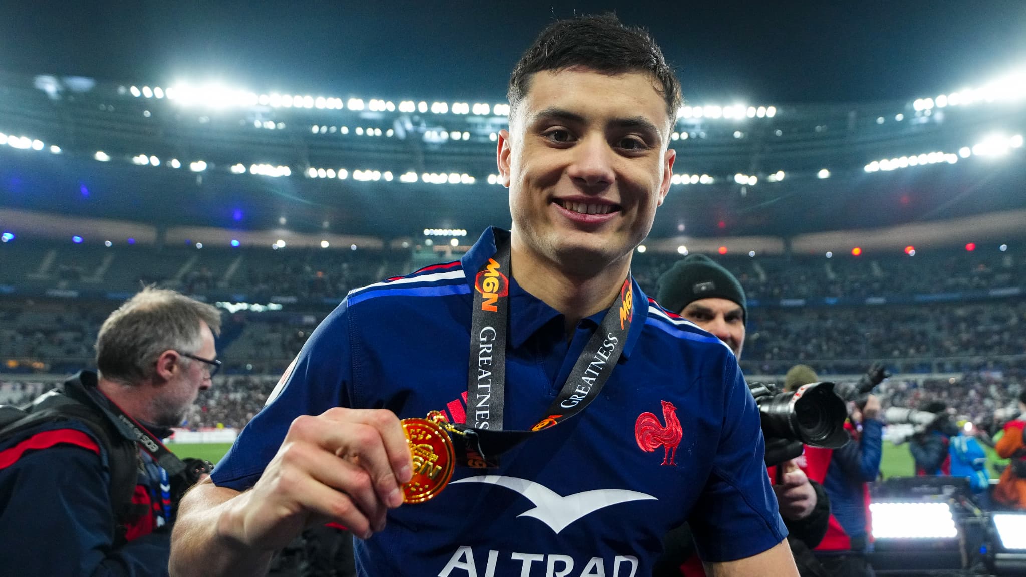 L’essai de Louis Bielle-Biarrey lors d'Irlande-France élu plus bel essai du Tournoi des 6 ...