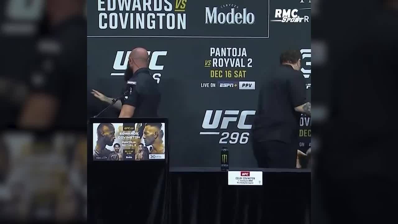 UFC 296 : Covington provoque Edwards en conférence de presse