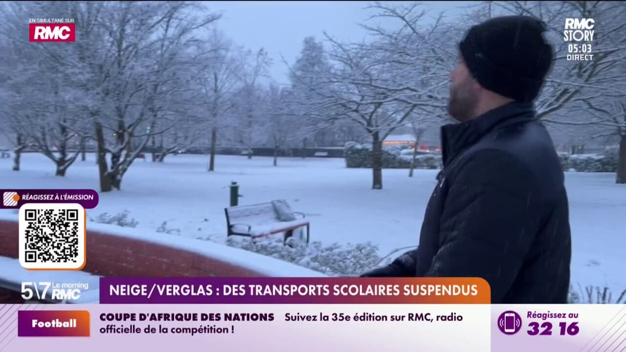 Neige/Verglas : Des transports scolaires suspendus