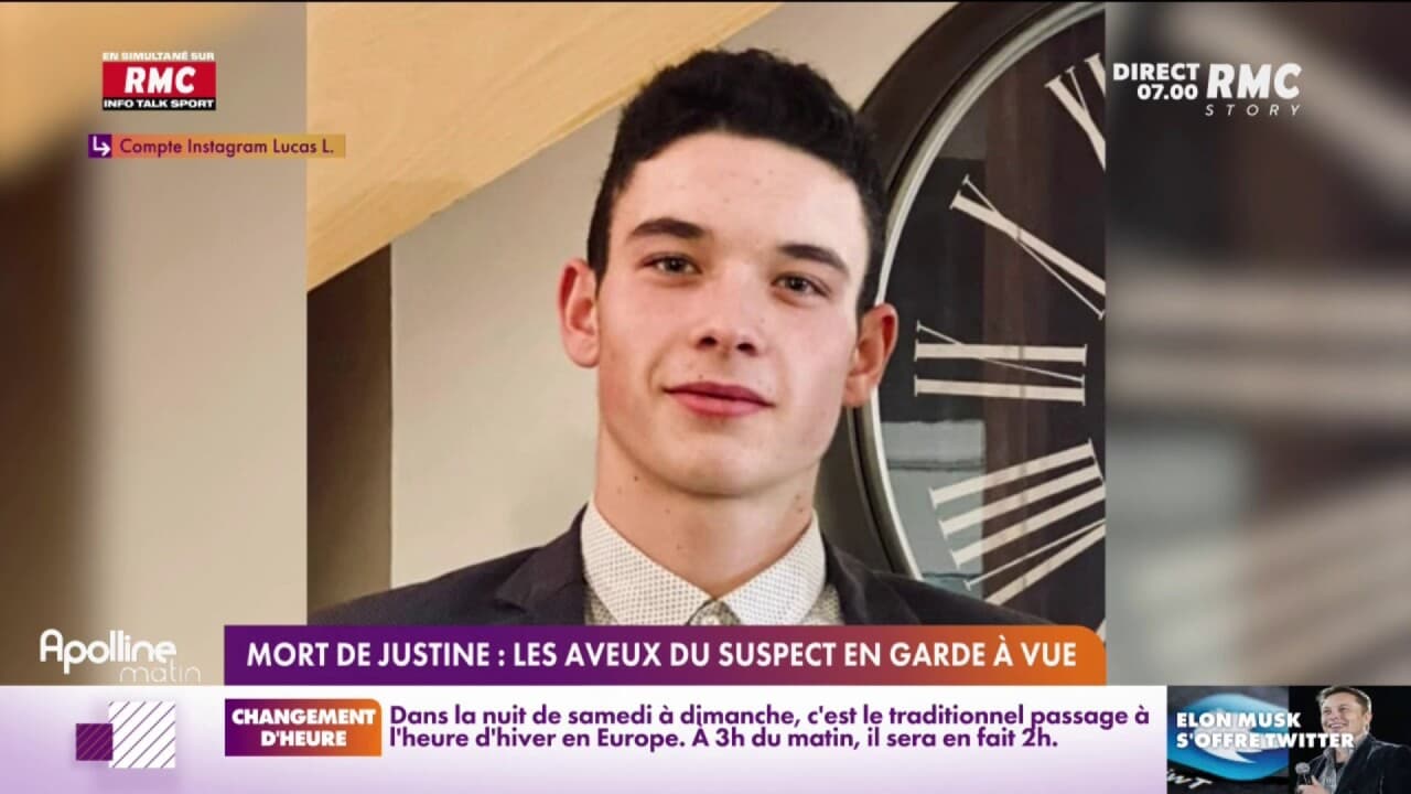 Mort de Justine: le suspect est passé aux aveux