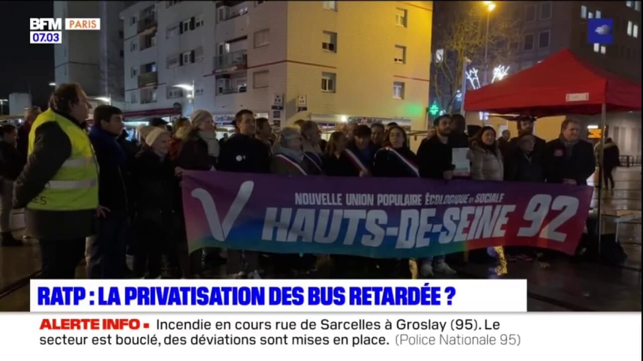 RATP: la privatisation des bus retardée