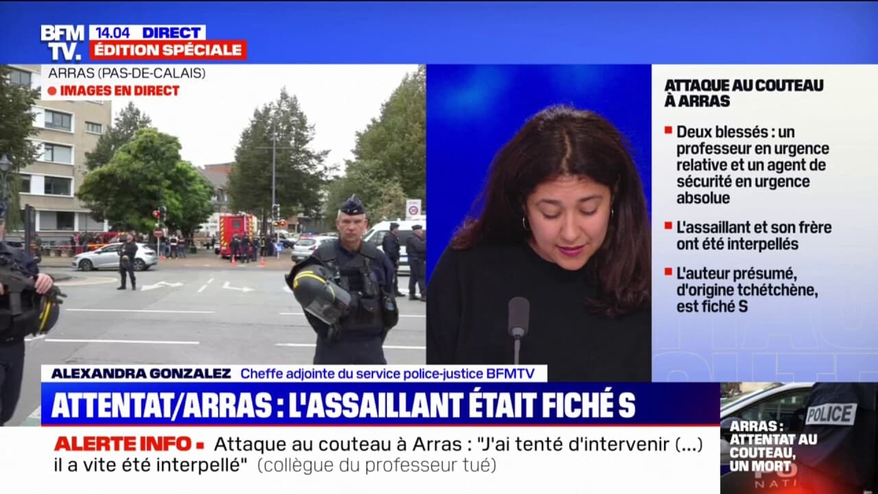 Attaque Au Couteau à Arras Lassaillant était Sous Surveillance De La Dgsi