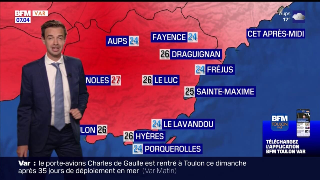 Météo Var: un mardi particulièrement chaud avec quelques éclaircies ... Météo Var: un mardi particulièrement chaud avec quelques éclaircies ...