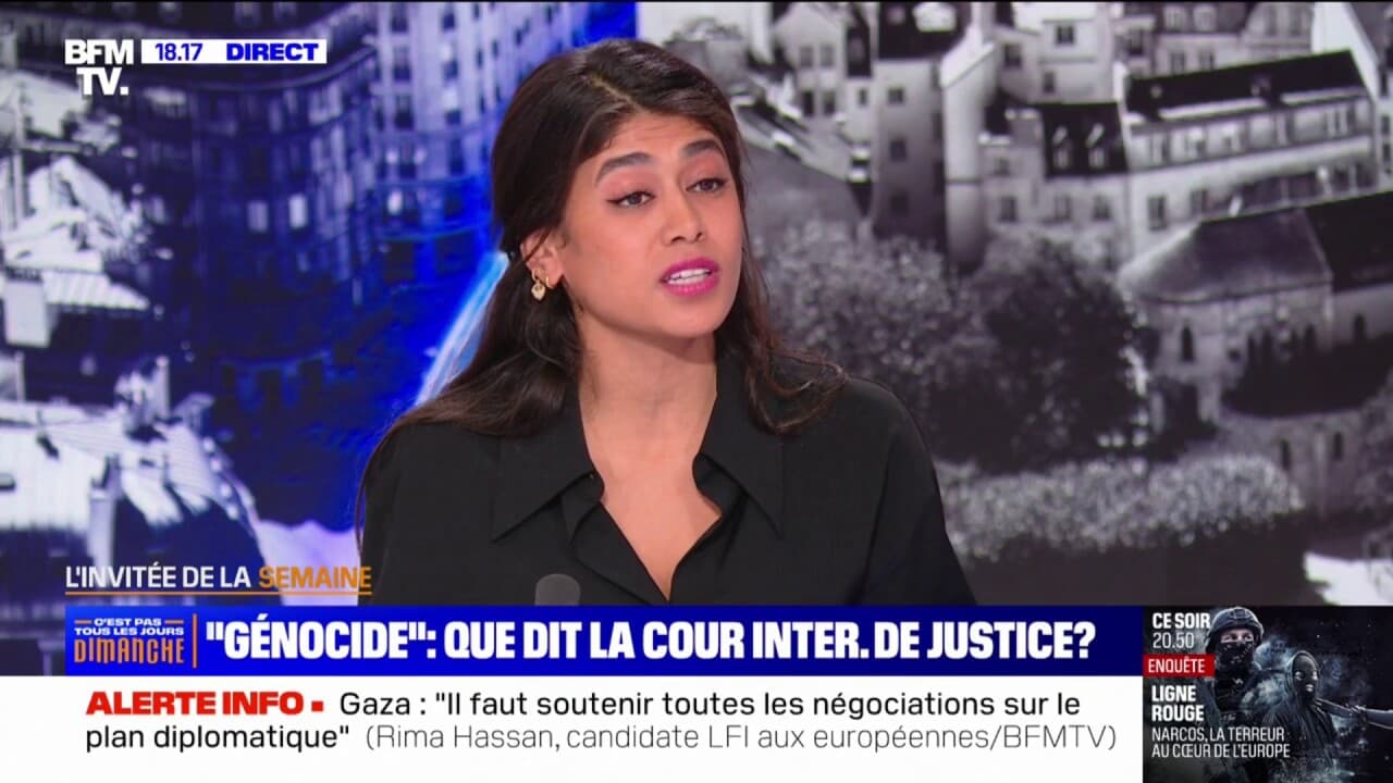 Rima Hassan (LFI): "Je veux dire et redire qu'il y a un génocide qui ...