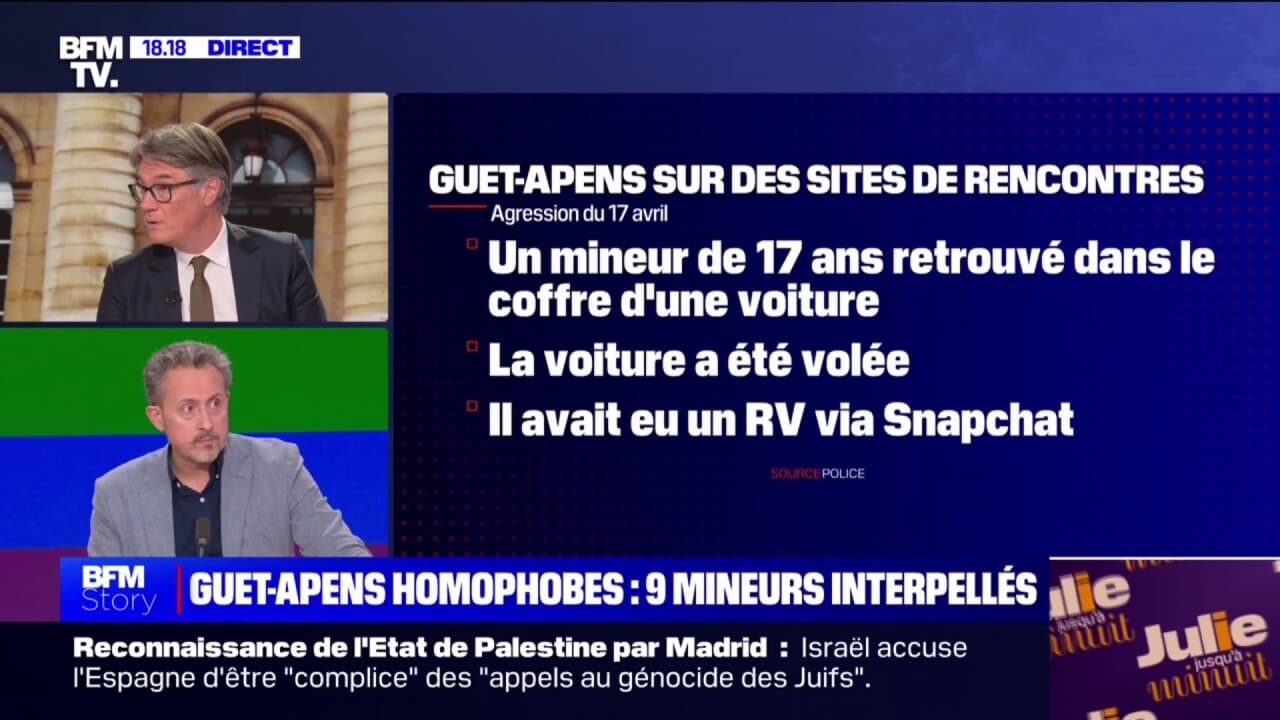 Guets-apens homophobes: ce que l'on sait de l'interpellation et du ... Guets-apens homophobes: ce que l'on sait de l'interpellation et du ...