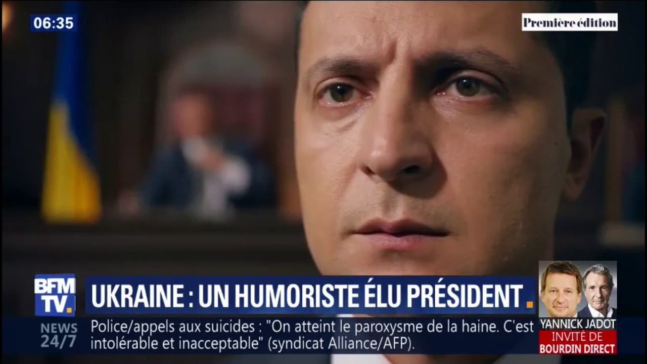 De la fiction à la réalité, l'humoriste Volodymyr Zelensky devient le ... De la fiction à la réalité, l'humoriste Volodymyr Zelensky devient le ...