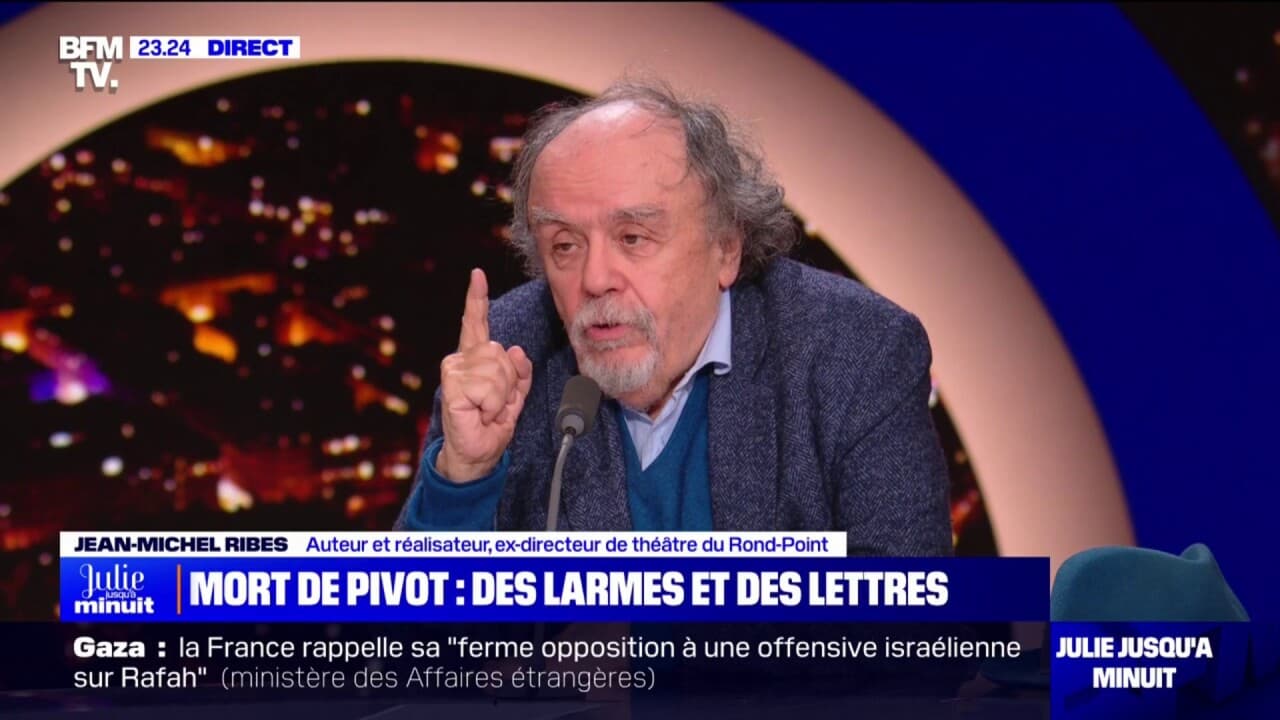 Jean-Michel Ribes (auteur et réalisateur): "Bernard Pivot était un ...
