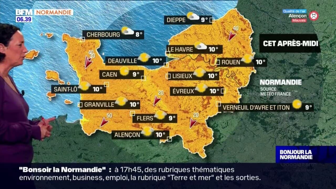 Météo Normandie: un ciel gris ce matin avant le retour de belles ...