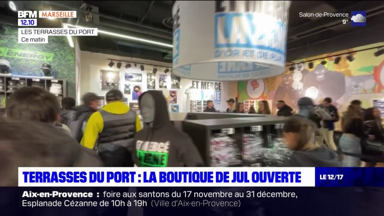 Marseille: la boutique de Jul ouverte