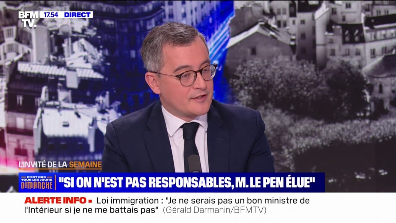 Gérald Darmanin: "On doit prendre nos responsabilités face aux ...