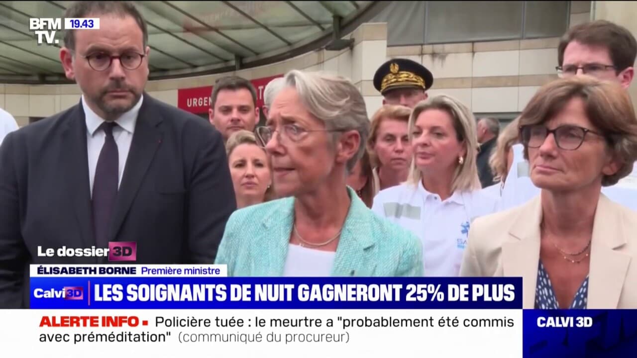 Élisabeth Borne: "Nous allons majorer de 25% la rémunération pour les ...